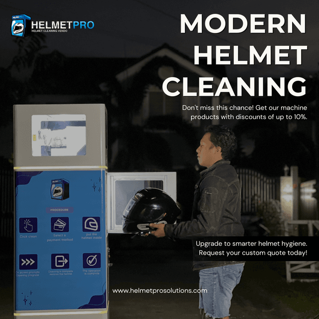 HelmetPro - Helmet Vendo Cleaning Machine